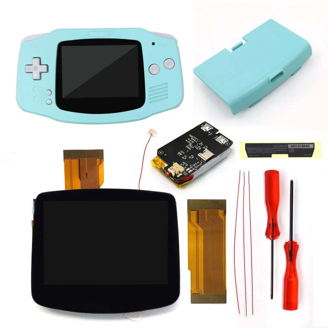 Nueva-bater-a-de-litio-recargable-de-1800mAh-con-kits-de-pantalla-de ...