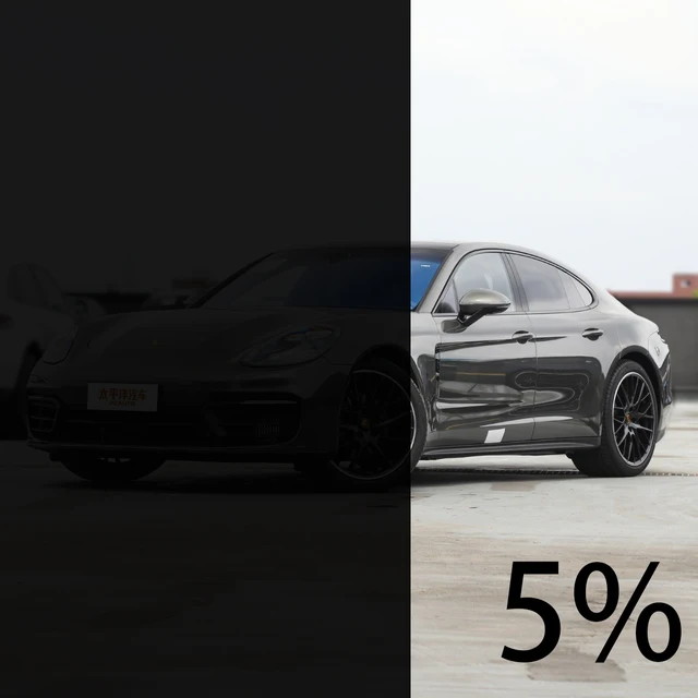 5/15/25/35 Percent VLT Window Tint Film Glass Sticker Sun Shade Film ...