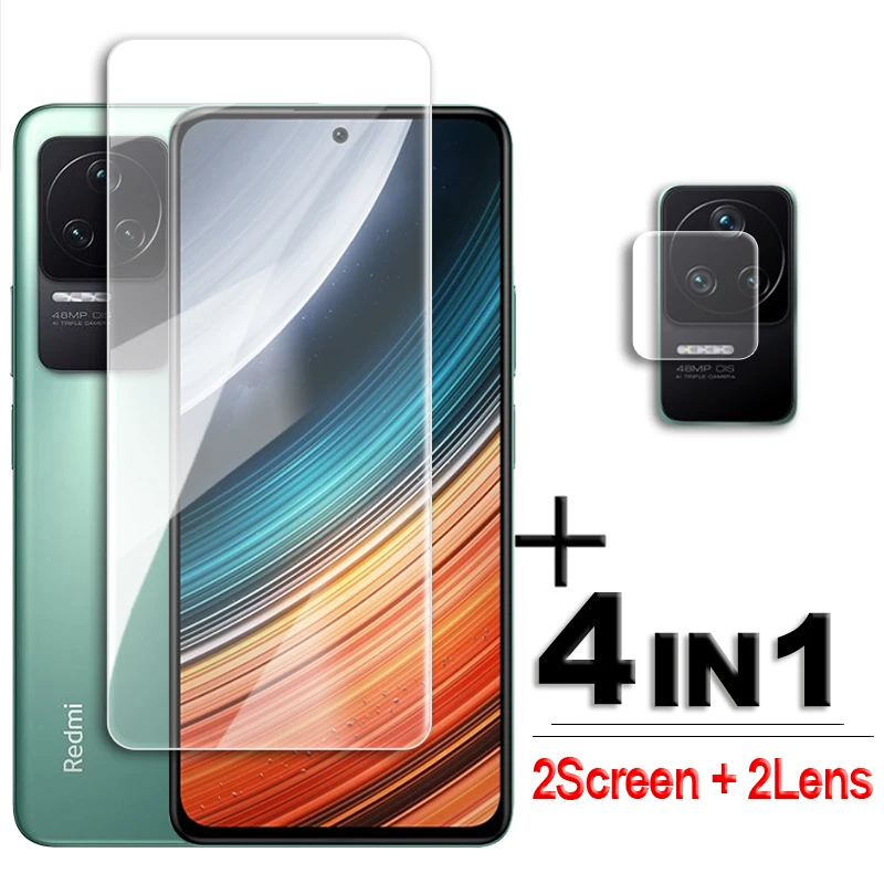 Protector de pantalla transparente para POCO F4, cristal templado de 6 ...