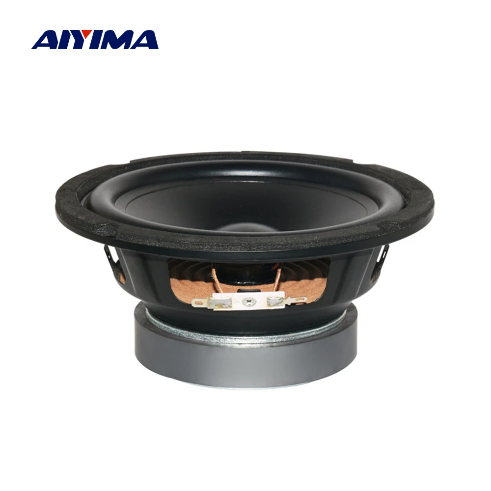 AIYIMA 6 Inch Woofer Audio Speaker Horn 4 Ohm 50W 25 Core Professional Hifi Power Home Theater ...