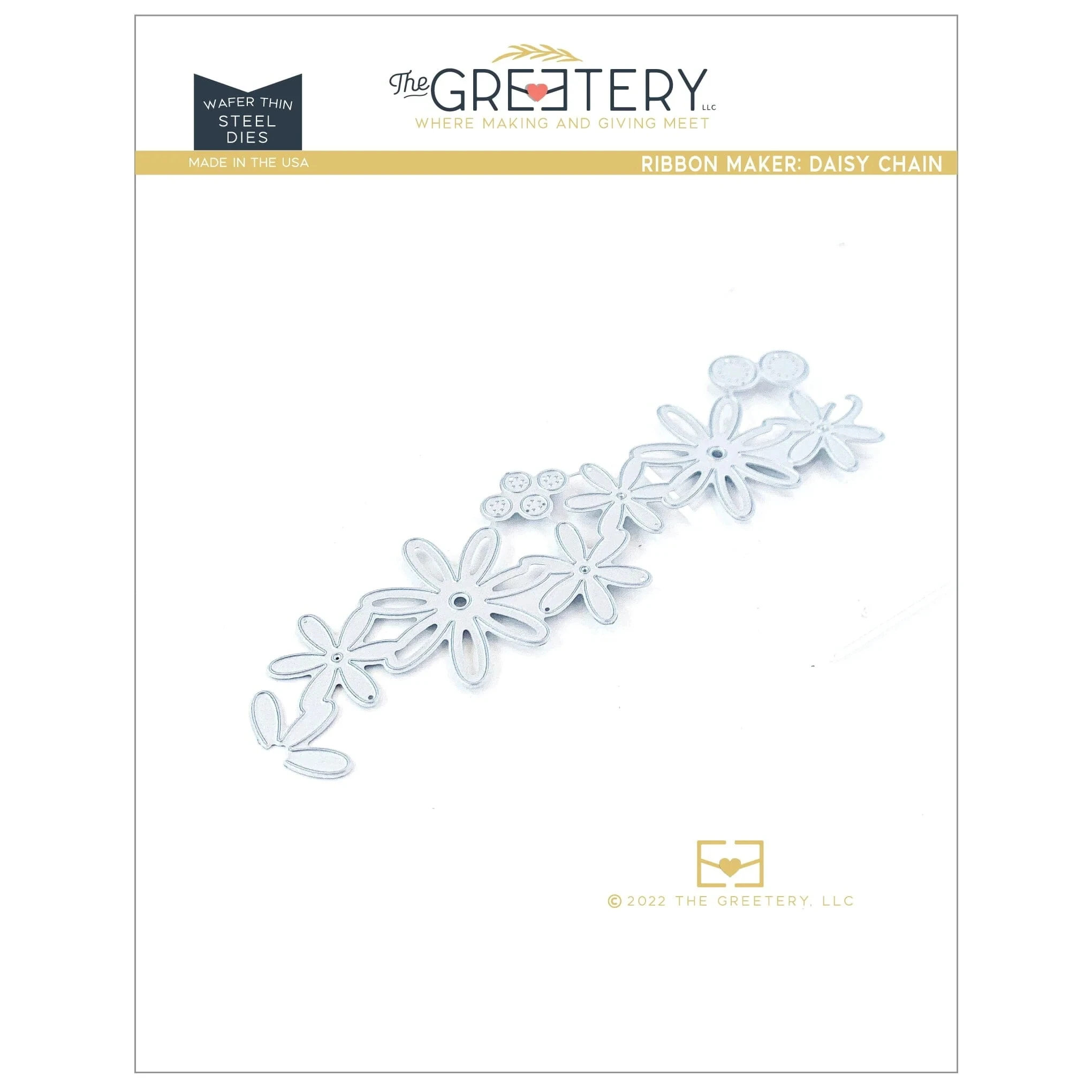 Daisy Chain Flowers Mold Craft Embossing Stencil for Scrapbooking Frame ...