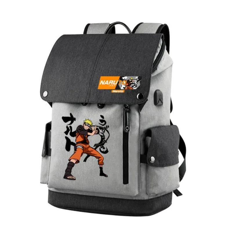 Naruto school bag man Sasuke Naruto Kakashi student waterproof wearable ...