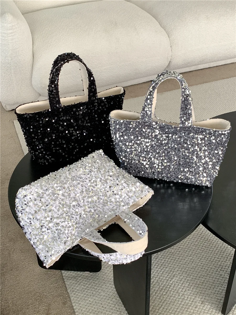 New-hand-Tote-bag-advanced-sense-large-capacity-fashion-shiny-handbag ...