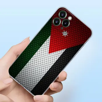 Jordan Passport Flag Map Clear Phone Case For iPhone 15 14 13 12 11 Pro ...