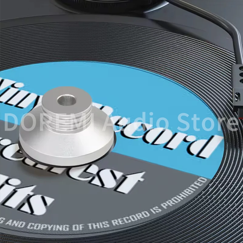 1Pcs 45 RPM Turntable Adapter Aluminum Disc Stabilizer 7 inch EP Record ...