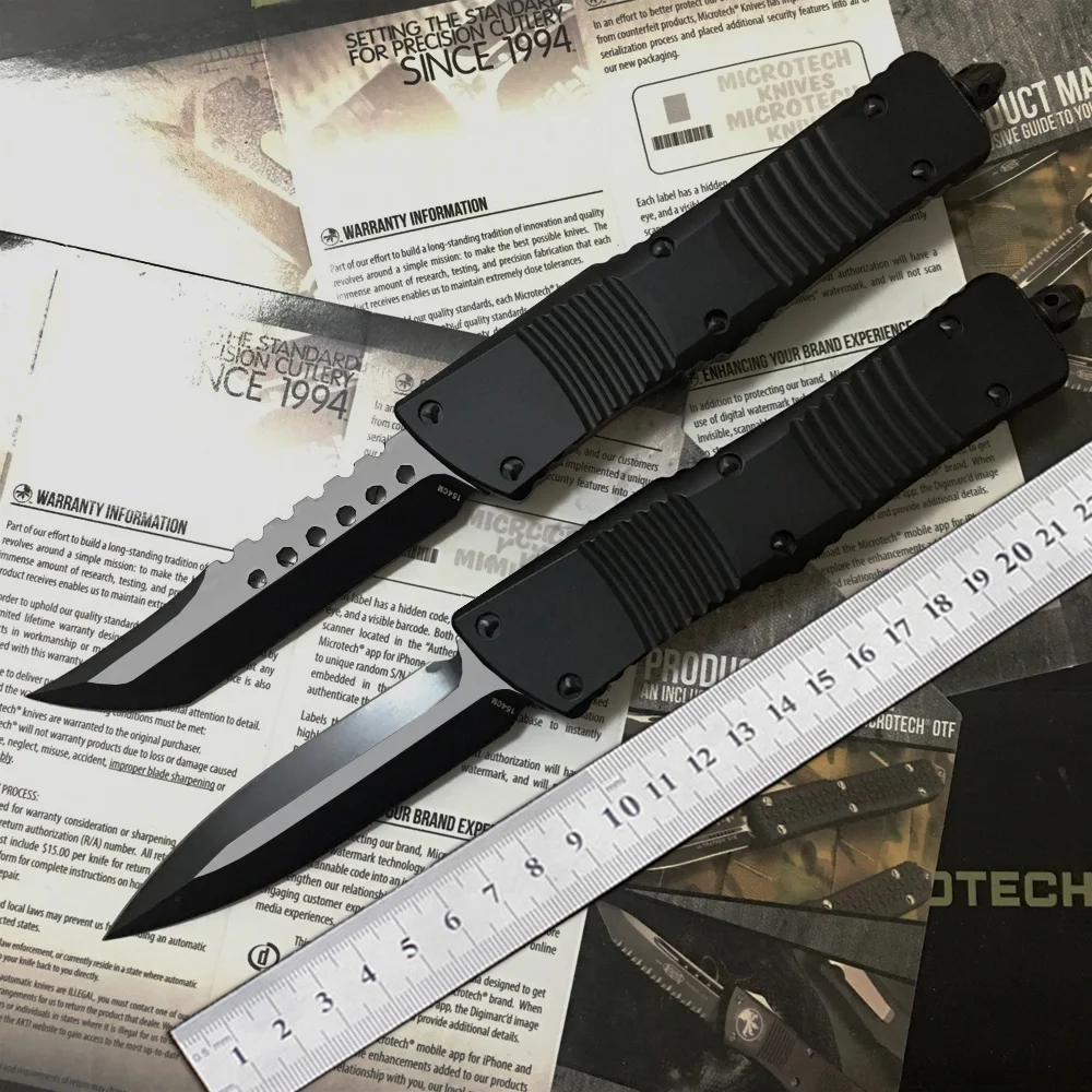 Hifinder-Knives-Black-T7-Aluminum-Handle-154CM-Steel-Blade-Hunting ...