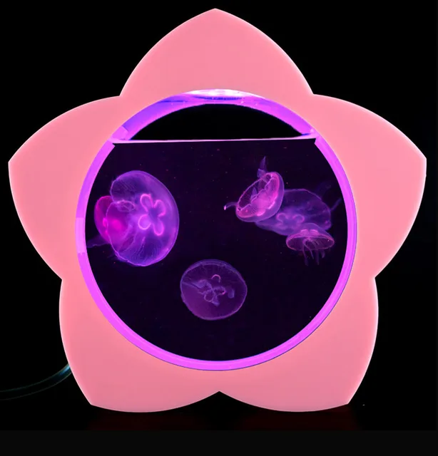 Jellyfish Tank Small Fish Mini Aquarium