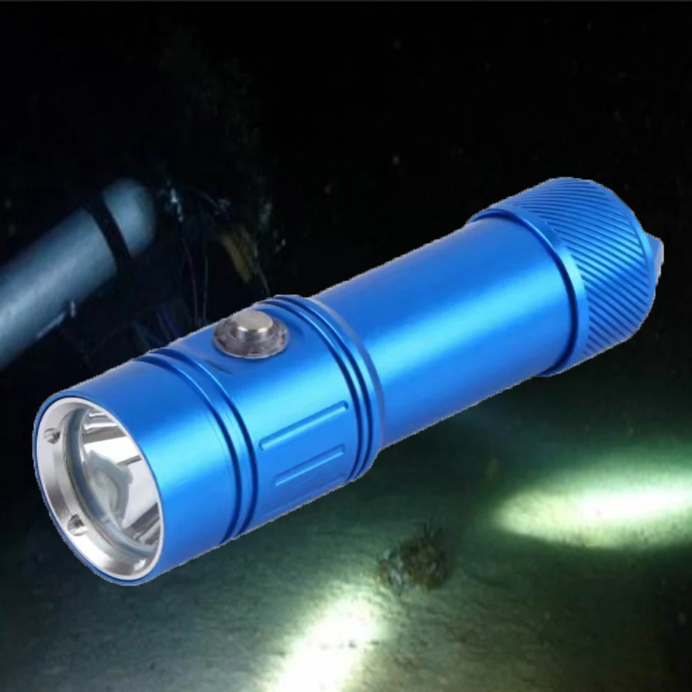 2000LM-LED-Diving-Flashlight-IPX8-Underwater-Waterproof-4-Modes-Super ...