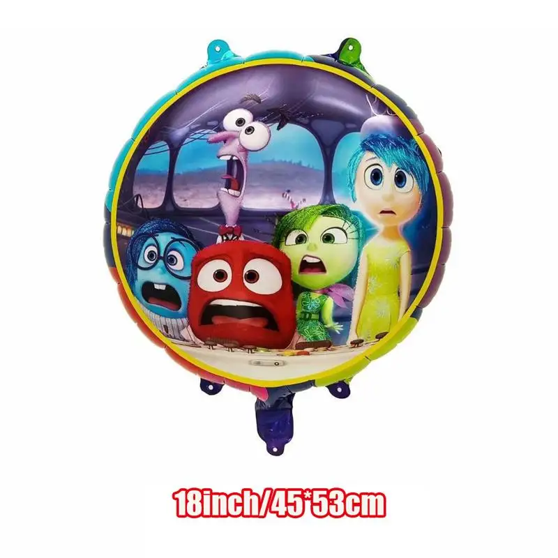 Nuevo fondo de cumpleaños de Disney Inside Out 2, globos, kit de ...