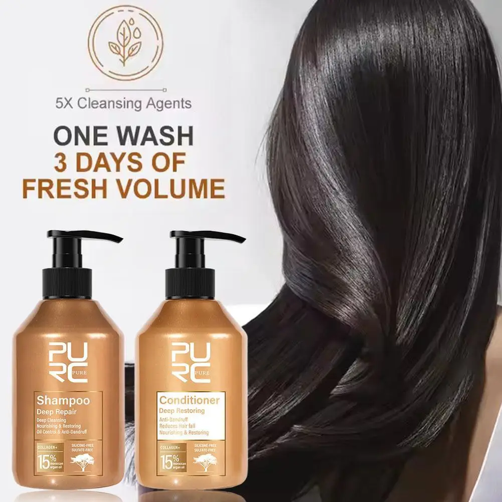 Shampoo Hair Conditioner Hyaluronic Acid And Natural Plant Oils Deep ...