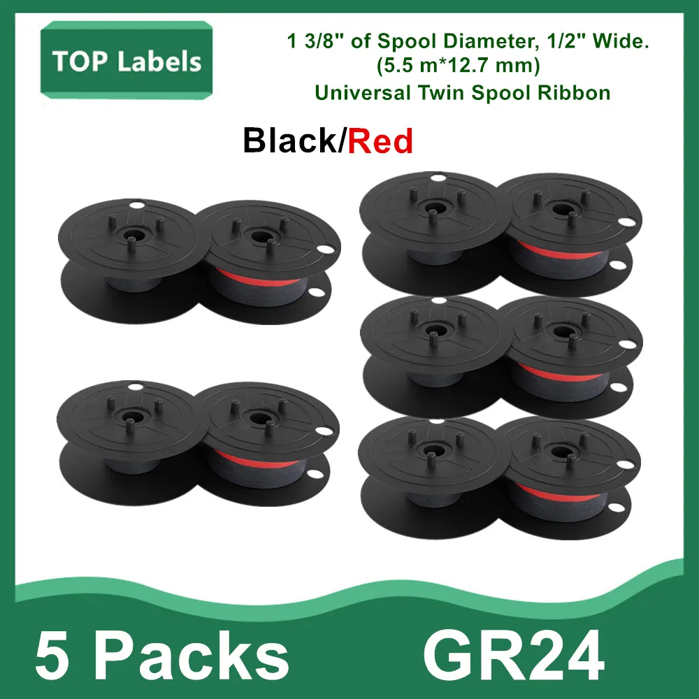 5PK-GR24-Universal-Twin-Spool-Calculator-Ribbon-1197p-11210-For-Sharp ...