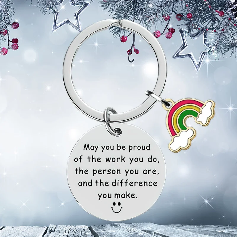 New-Coworker-Leaving-Gift-Keychain-Pendant-Colleague-Going-Away ...