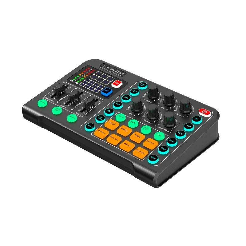 Mixer-Podcast-Sound-board-Live-Sound-Card-for-Live-Recording-Home-KTV ...