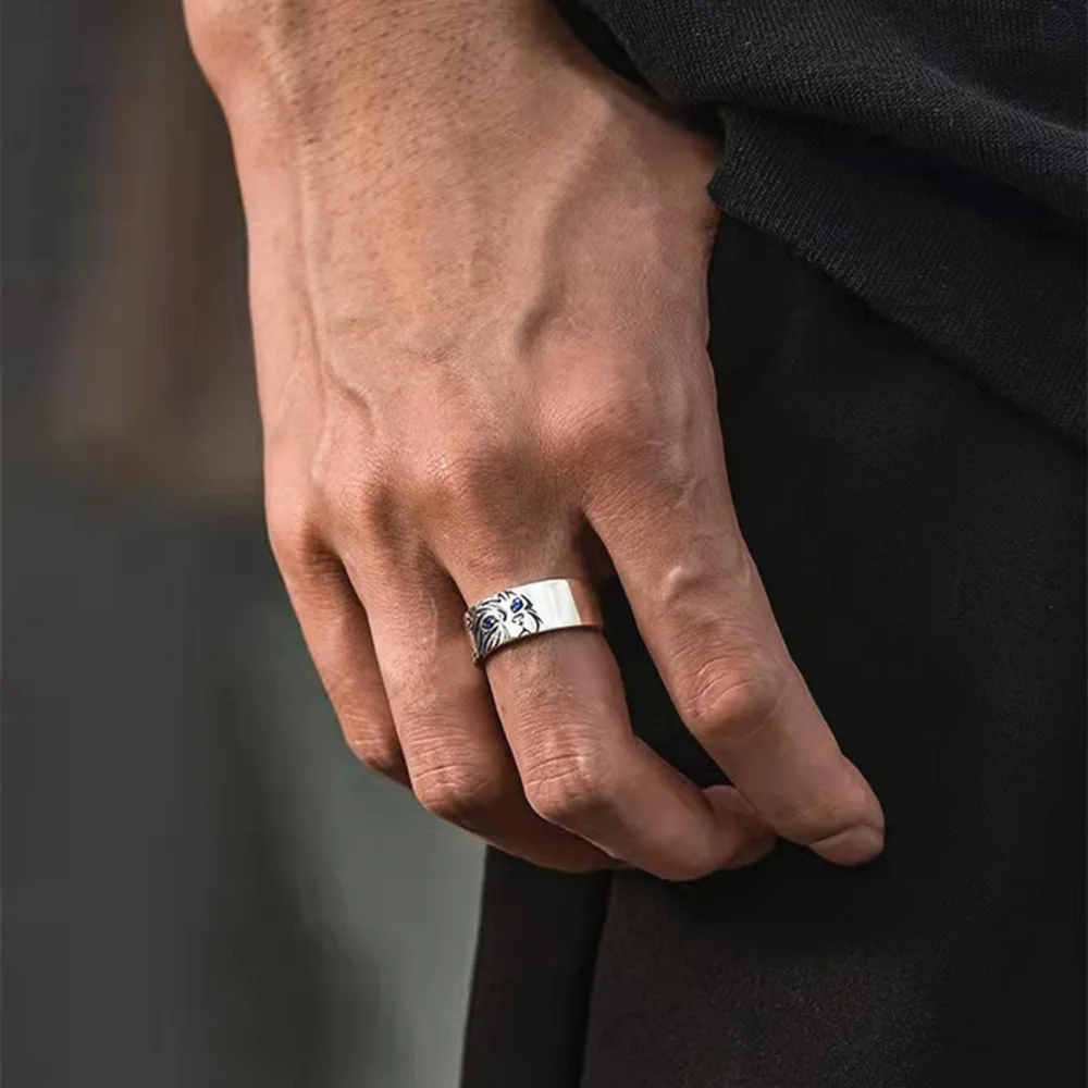 European-And-American-Retro-Cat-Ring-Men-And-Women-Trendy-Ins-Cat-Face ...