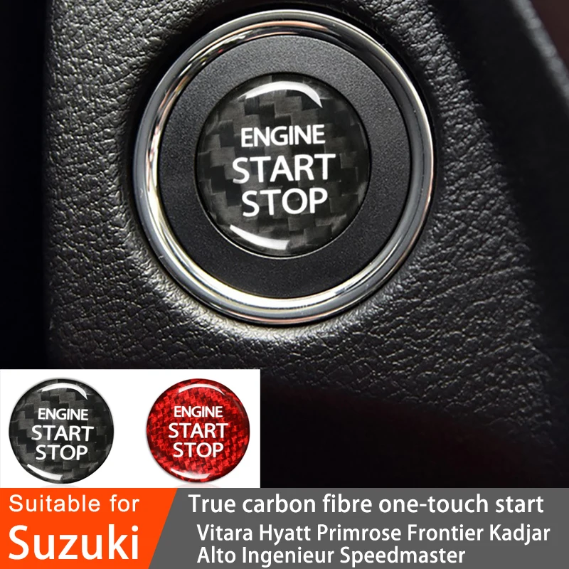 Car-Start-Button-Real-Carbon-Fibre-Sticker-For-Suzuki-Vitara-Kaiyue ...