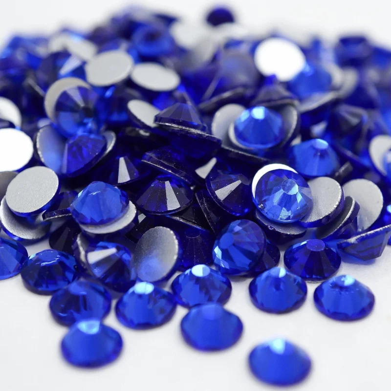 Sapphire-Lt-Sapphire-1440pcs-SS10-SS20-Non-Hotfix-Glass-Rhinestones ...