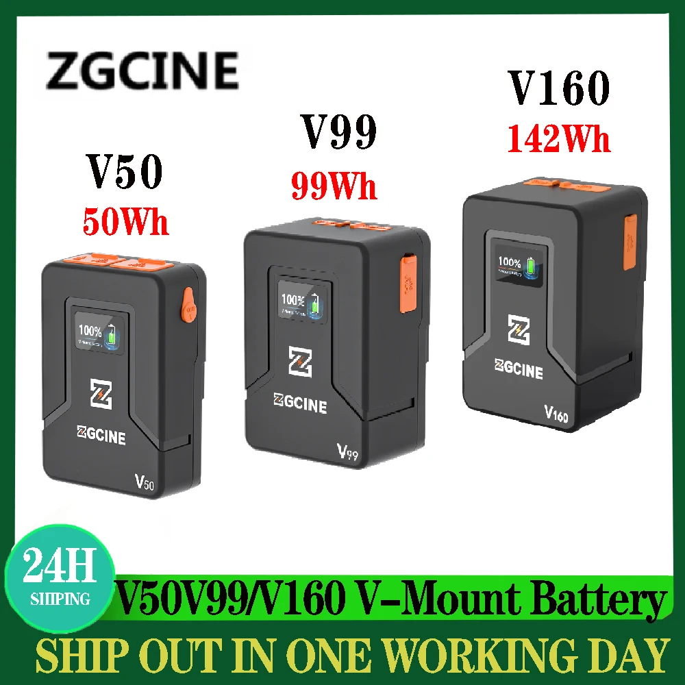 ZGCINE-ZG-V50-V99V160-Mini-V-Mount-V-Lock-lithium-Battery-PD-USB-C-100w ...