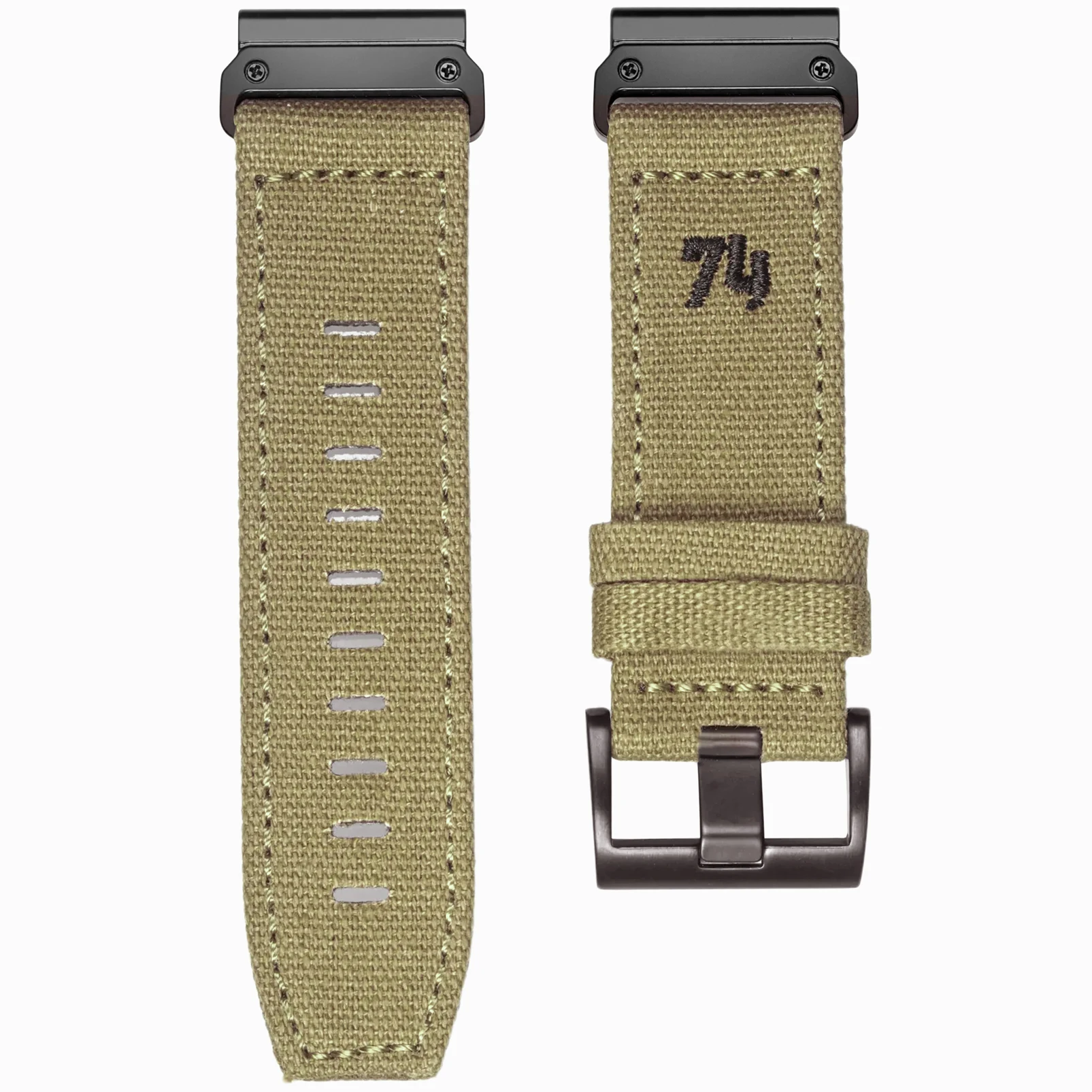 Hemsut-Quickfit-Garmin-Watch-Bands-Black-Red-Nylon-Sports-Strap-Woven ...