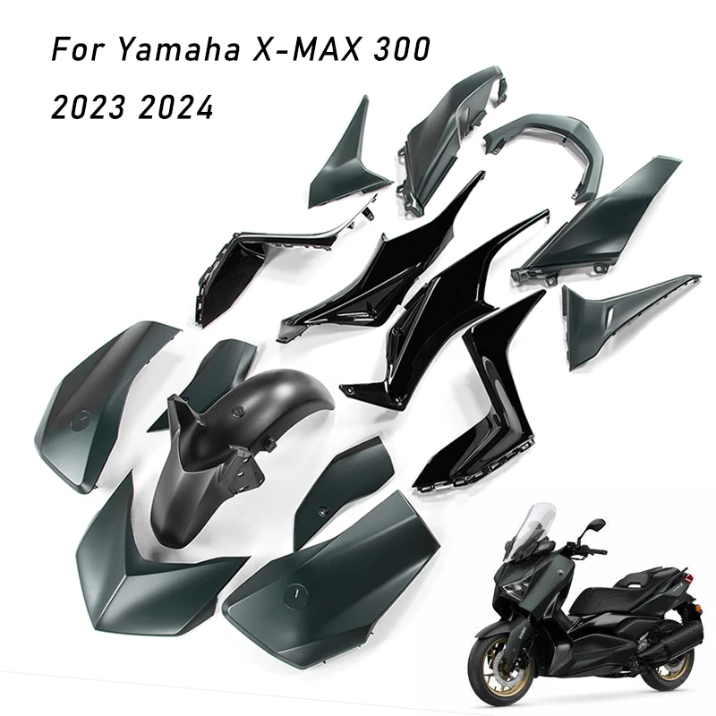 For-Yamaha-XMAX-X-MAX-300-2023-2024-XMAX-300-Full-Fairing-Injection ...