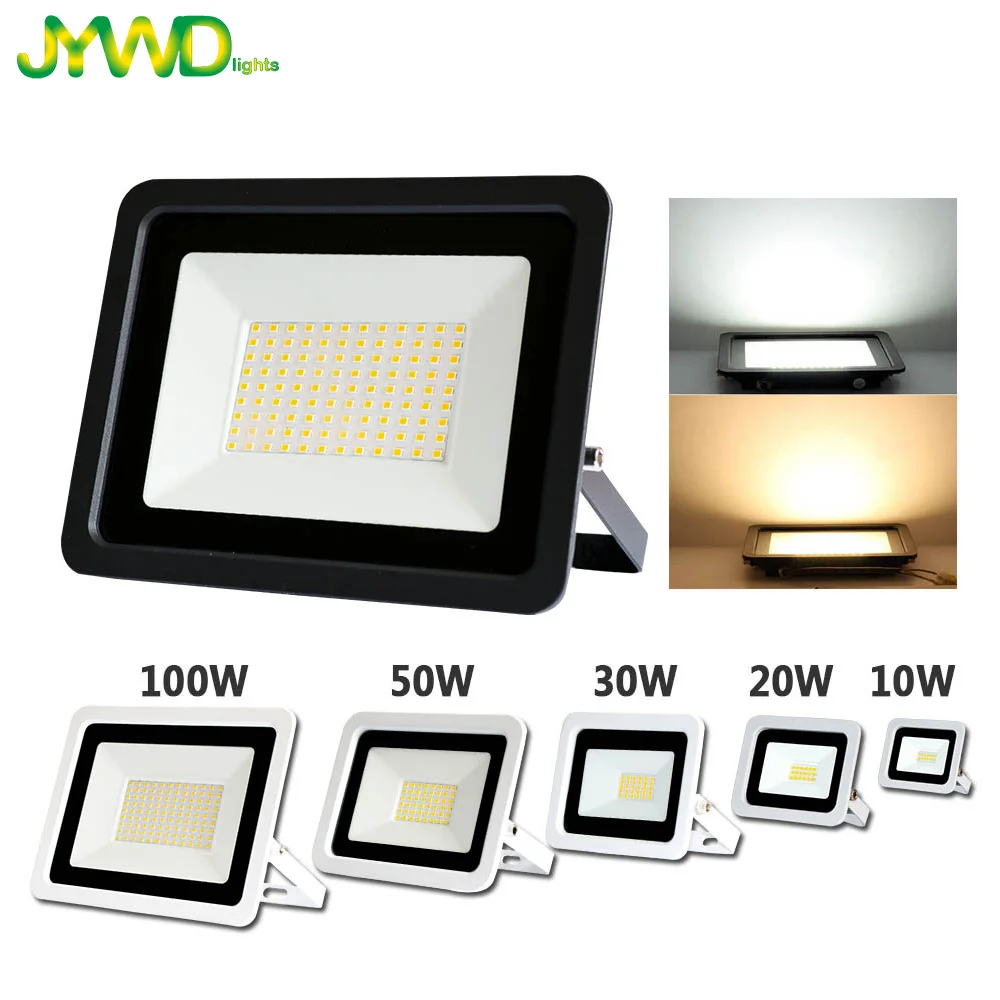 Outdoor Led Floodlight 220V 100W 50W 30W 20W 10W Waterproof IP68 ...