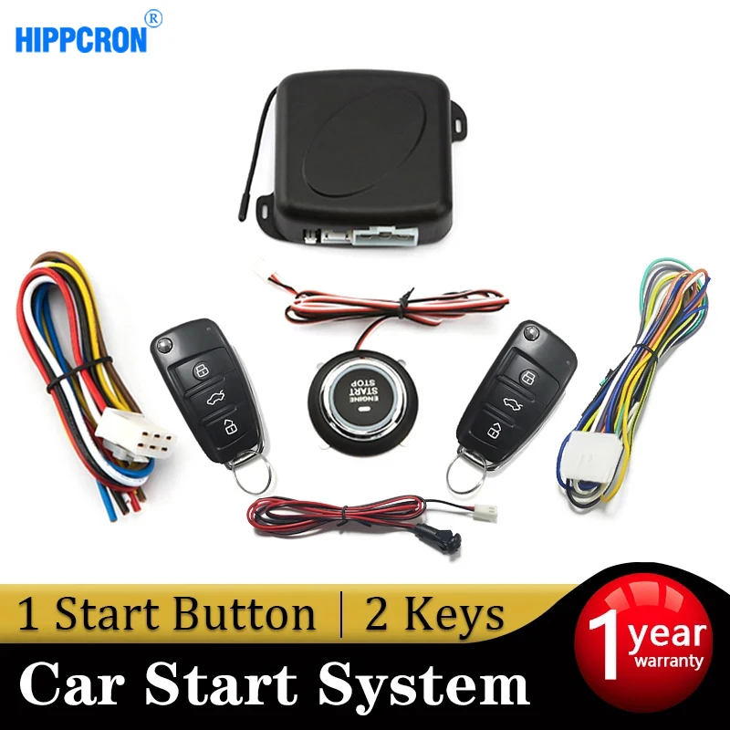 Hippcron-Central-Door-Lock-Car-Remote-Control-Keyless-Entry-Push-Start ...
