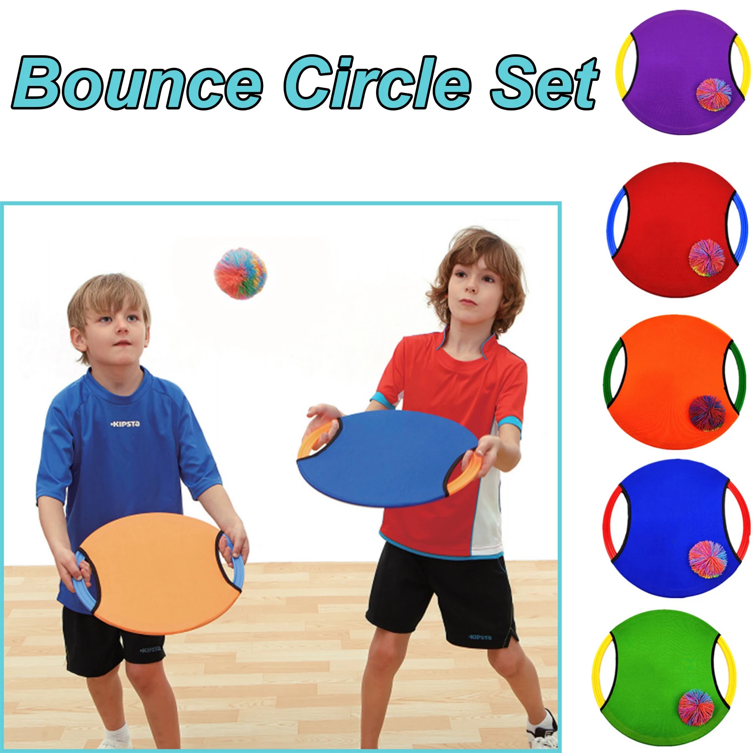 Bouncy Paddle Ball Game Set - Brinquedo Infantil Divertido e Educativo