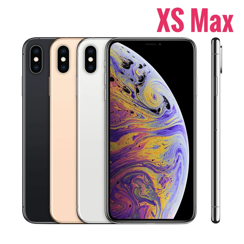 Apple-tel-fono-inteligente-iPhone-XS-Max-m-vil-de-6-5-pulgadas-64GB ...