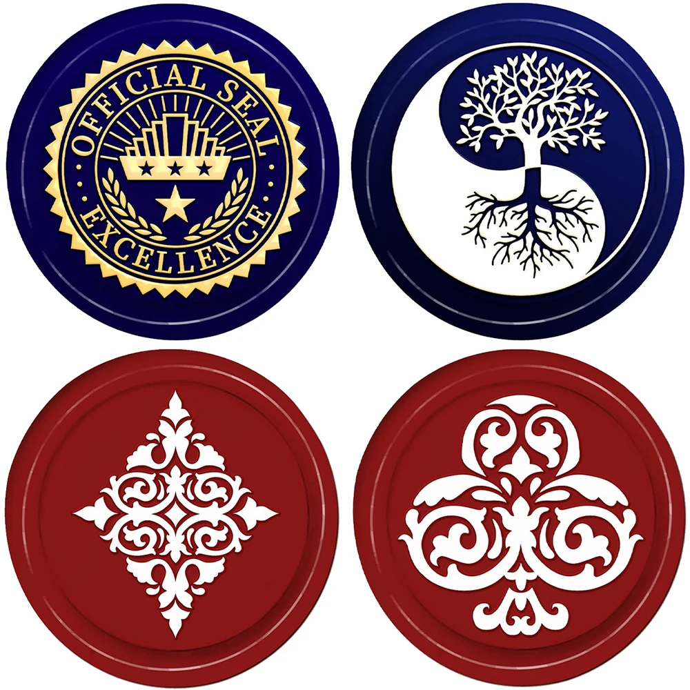 Vintage-Flower-Lace-Wax-Seal-Stamp-25mm-Removable-Brass-Head-Tree-Seal ...