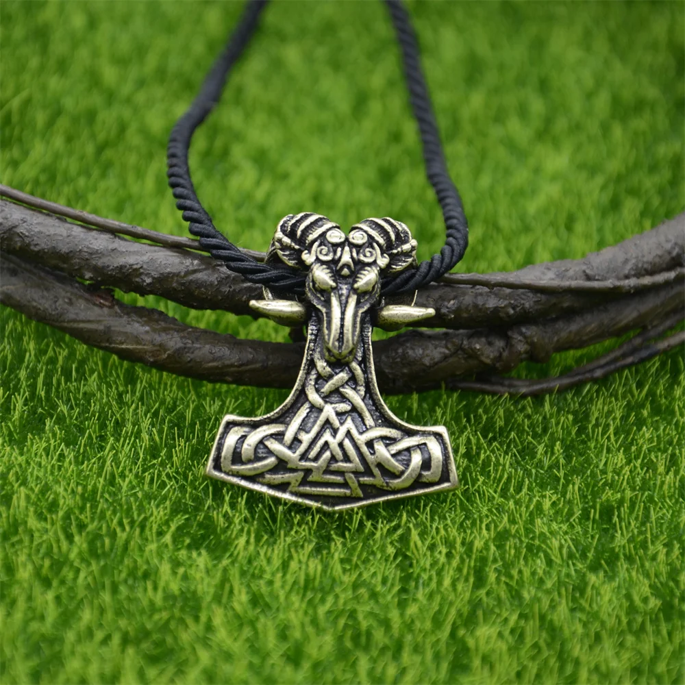 home altar Allfather Witchcraft amulet Mjolnir thor Thor's Hammer ...