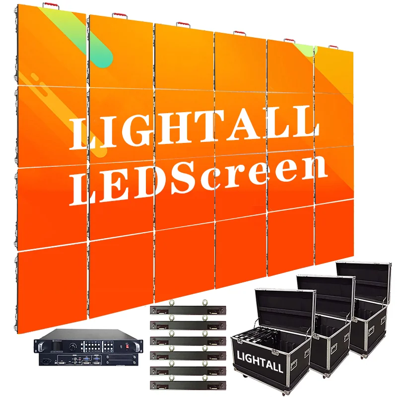 9.84 by 6.56ft 3.9MM IP65 Outdoor LED Video Wall System Package Turnkey ...