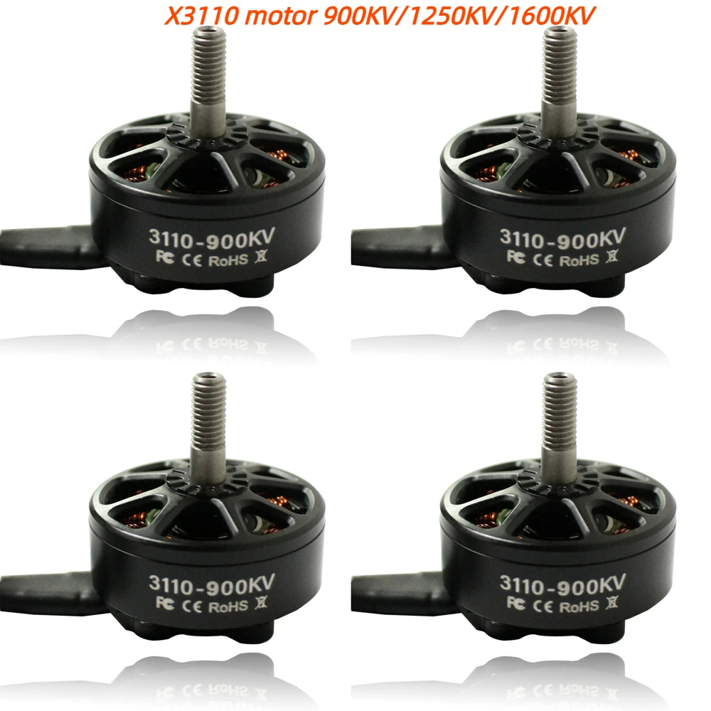 1-2-4pcs-X3110-3110-900KV-1250KV-1600KV-Brushless-4-6s-Motor-For-6-9 ...