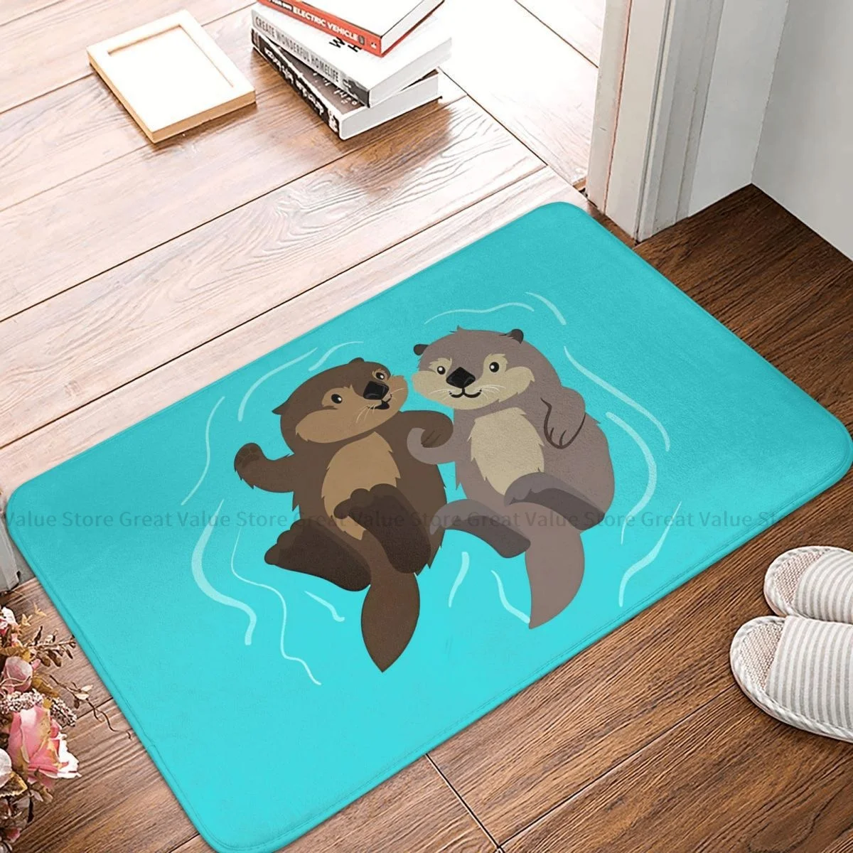 Otters-Animal-Non-slip-Doormat-Kitchen-Mat-Cute-Sea-Otters-Hallway ...