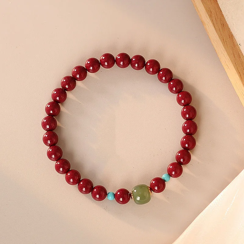 Zhu-Sha-Bracelet-Female-Purple-Gold-Sand-Zhu-Sha-Hotan-Jade-Birthday ...