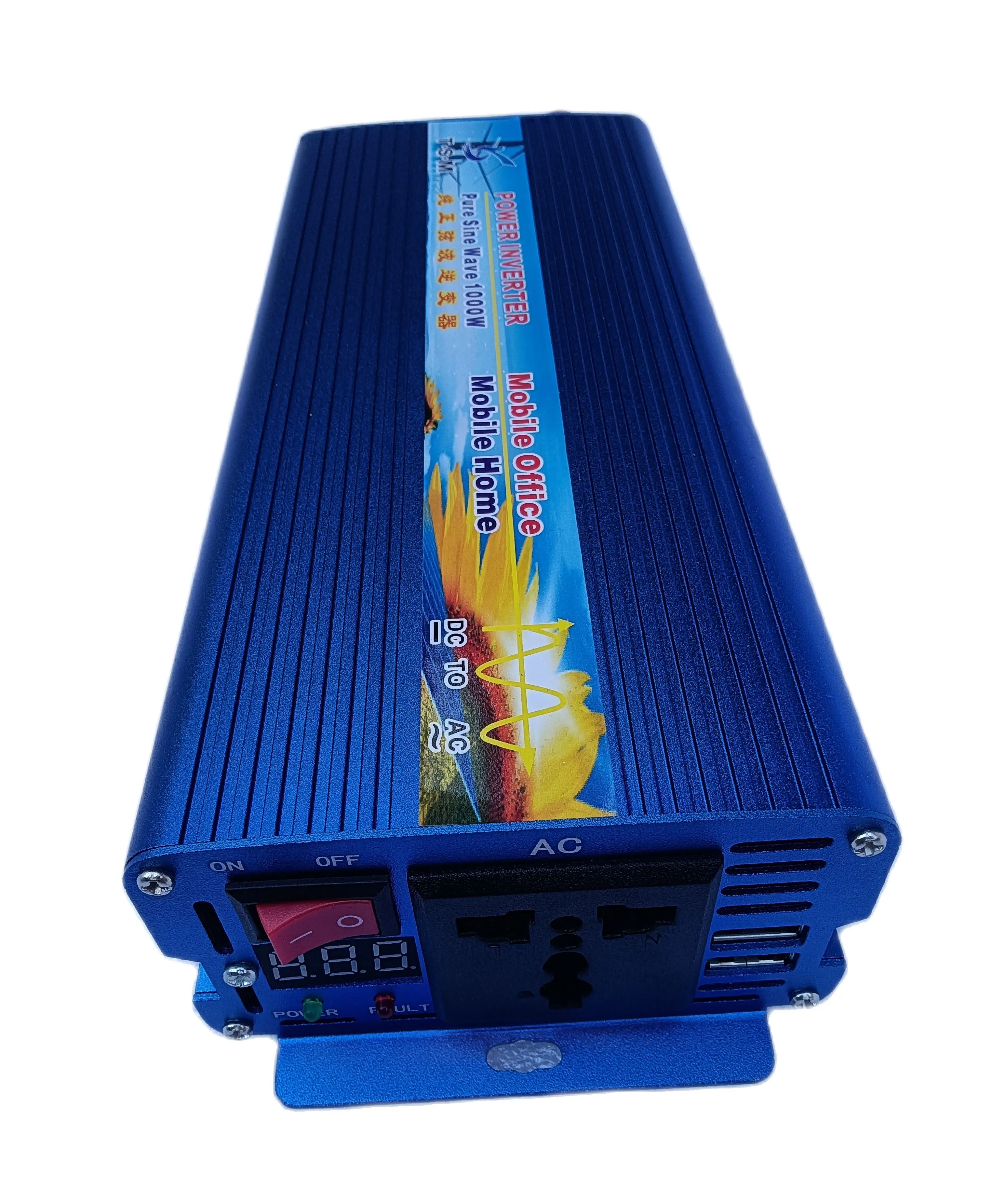 Peak Power 2000w 1000w Dc 48v To Ac 220v 230v 50hz Digital Display Pure ...