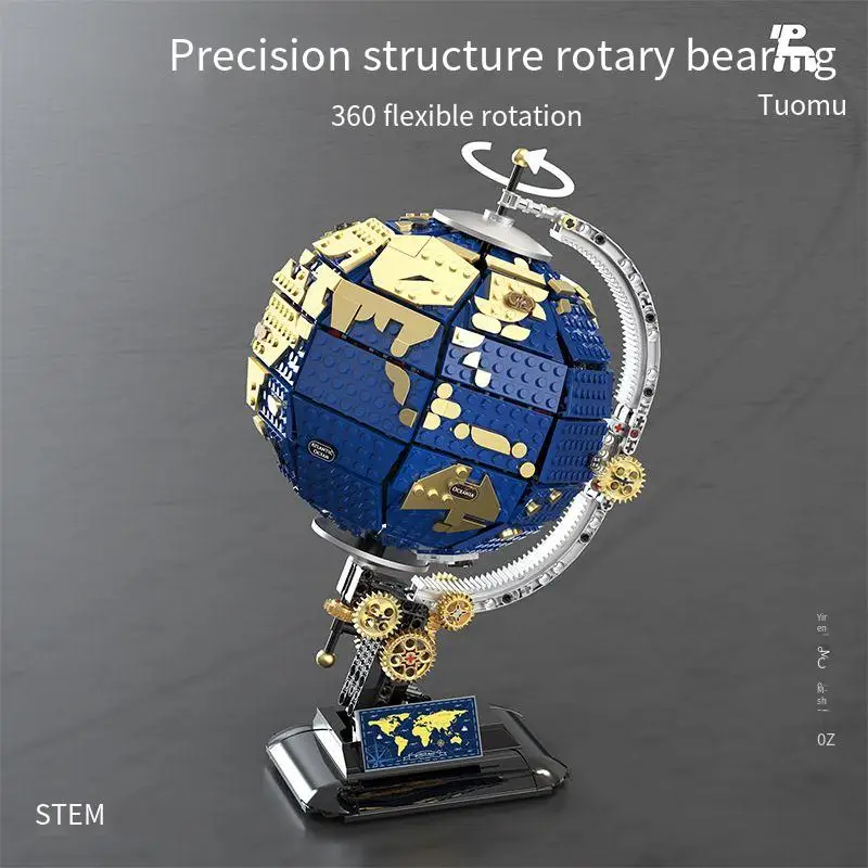 Aerospace Solar System Globe Building Blocks Universe 3D World Map ...