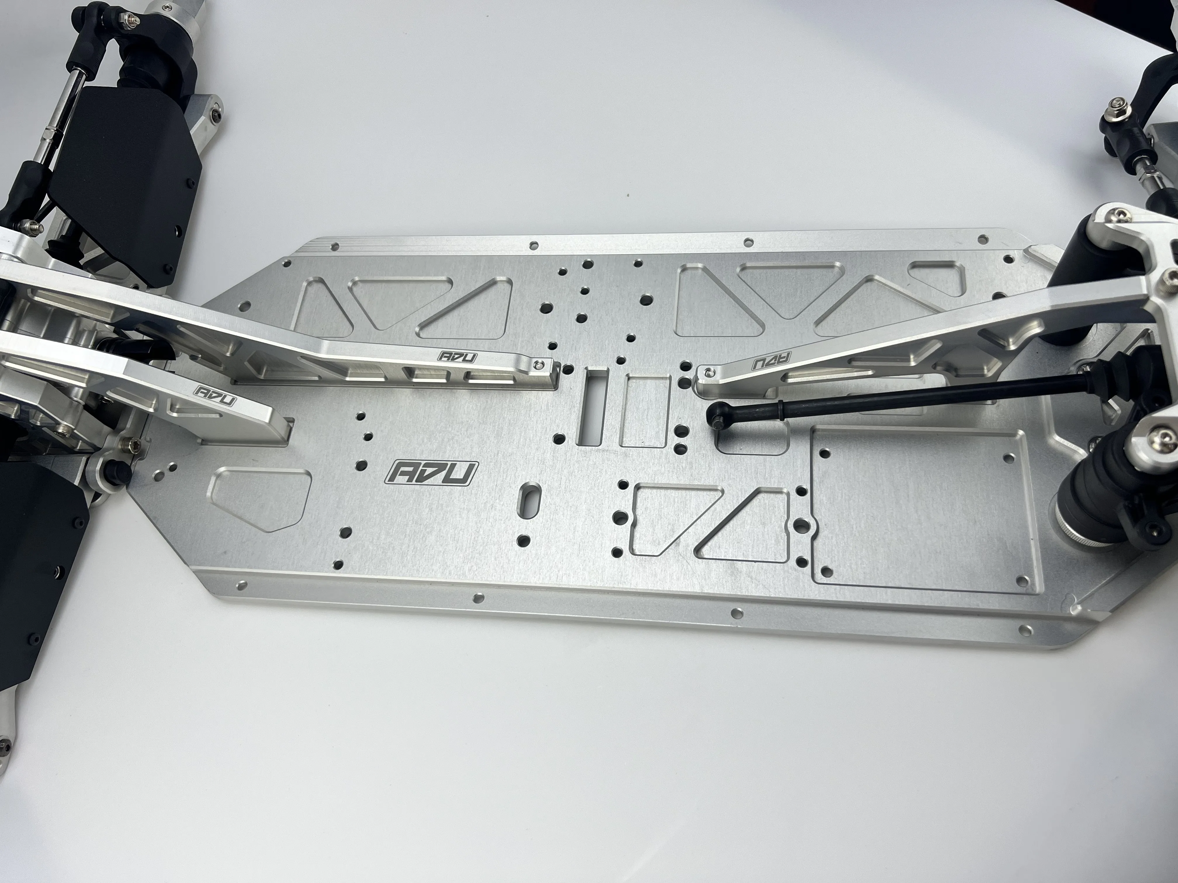 Aluminum 7075-T6 Front Chassis Brace+Rear Chassis Brace For 1/5 losi ...