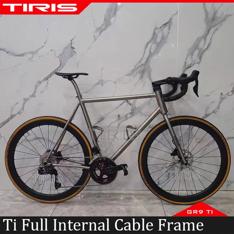 TIRIS-CR9-Titanium-Integrated-Full-Internal-Cable-Routing-Gravel-Bike-Frameset-Accessories ...