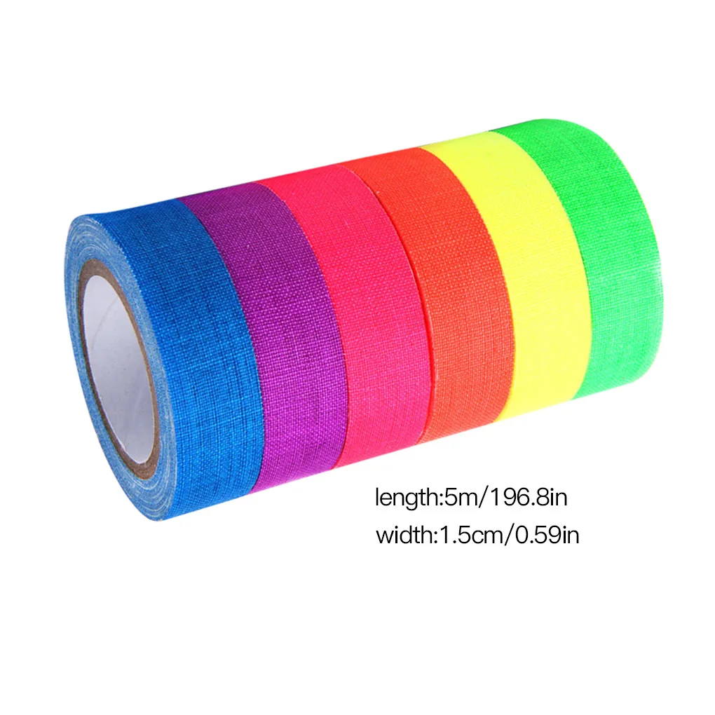 Fluorescent Adhesive Tapes | Cotton Night Decoration | Fluorescent ...