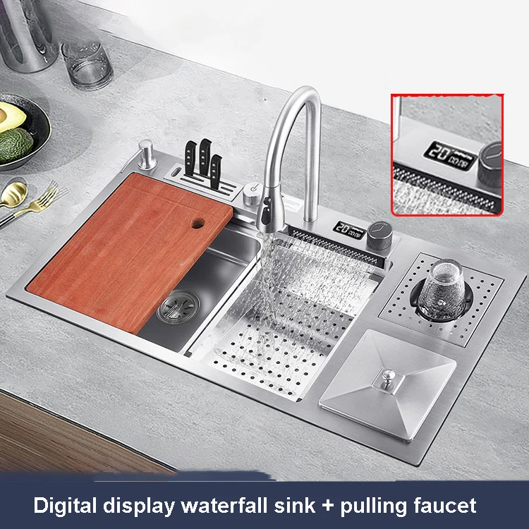 Sink-304-Stainless-Steel-Large-Single-Basin-Kitchen-Sink-Above-Counter ...