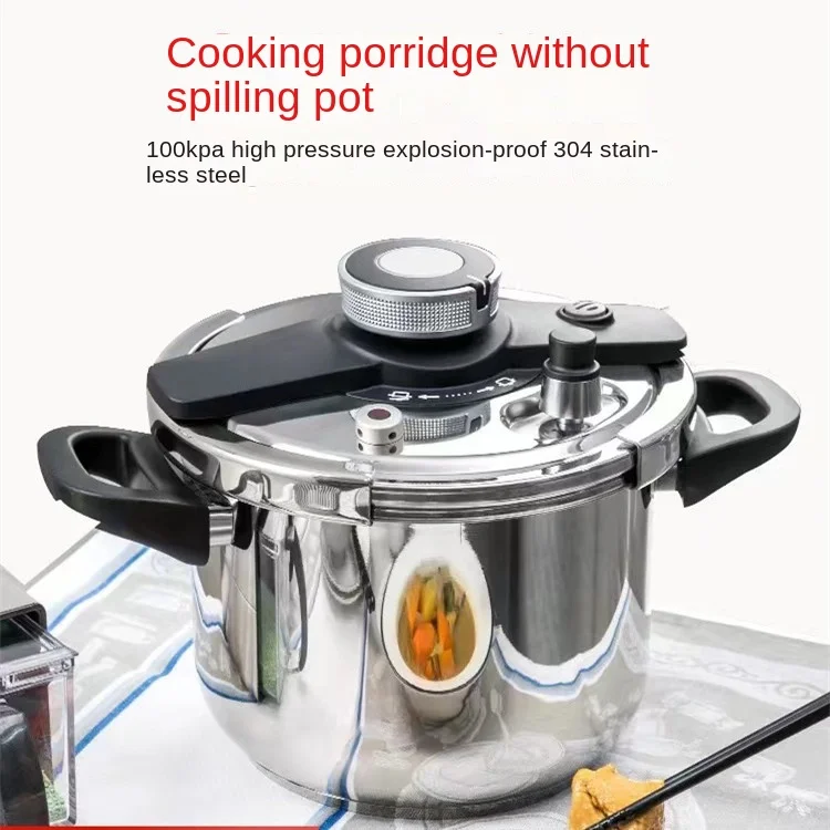 304-stainless-steel-pressure-cooker-9L-safety-explosion-proof-induction ...