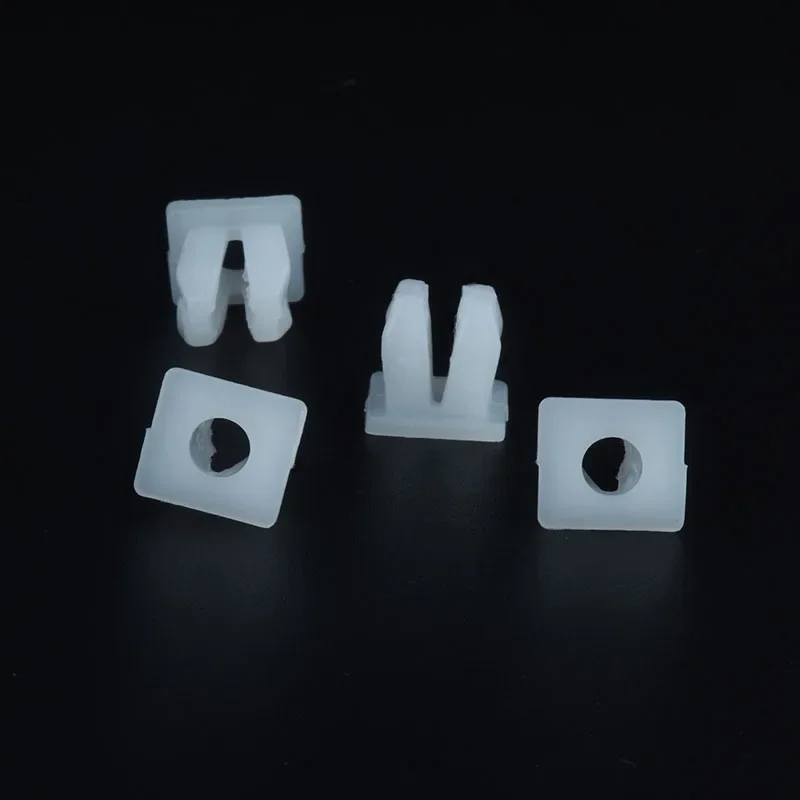 50Pcs-5mm-Hole-Auto-Fastener-White-Car-Plastic-Push-Rivet-Fender-Clips ...