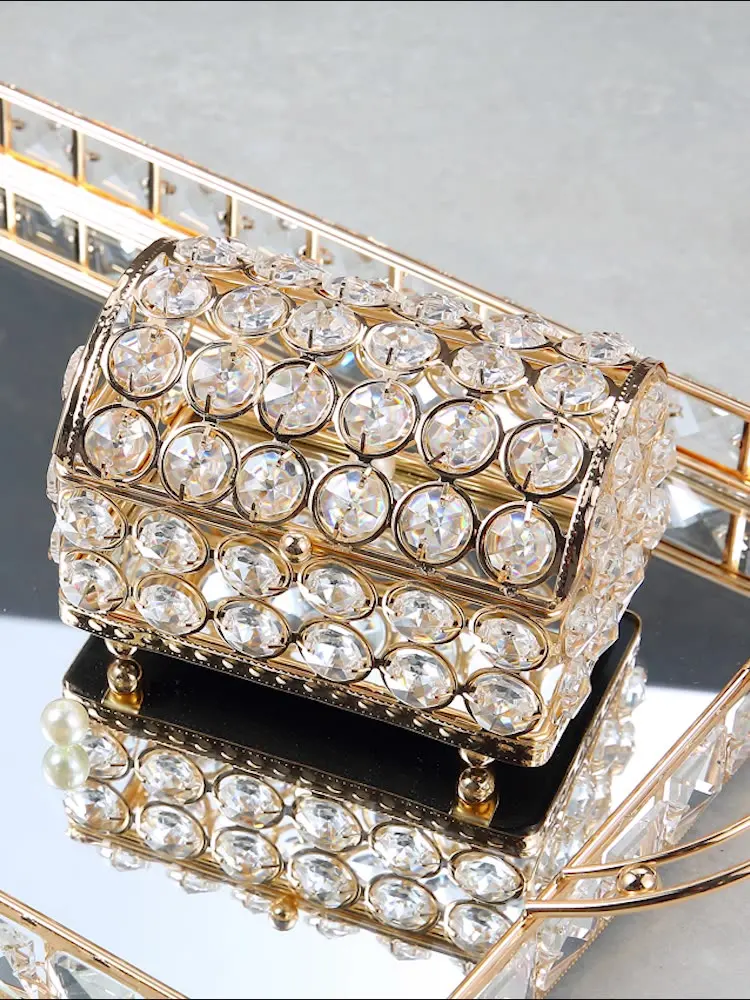 European-Style-Ins-Luxury-Crystal-Jewelry-Box-Jewelry-Storage-Box-High ...