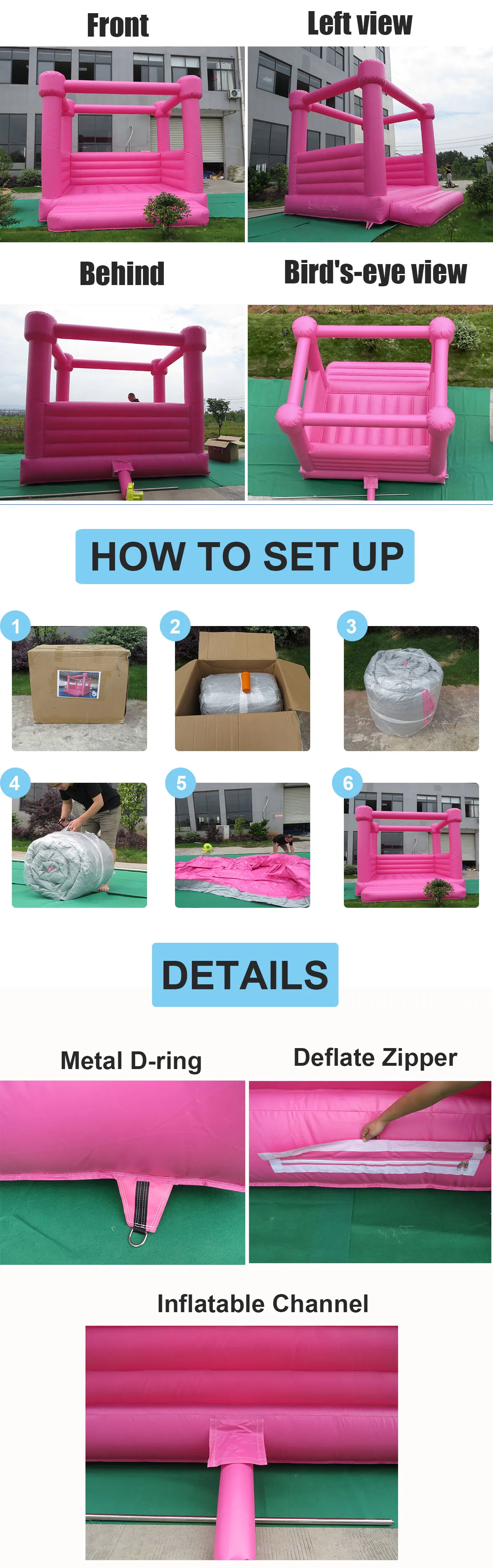 Inflatable Trampoline Sport Park Airbag Inflatable Airbag Landing ...