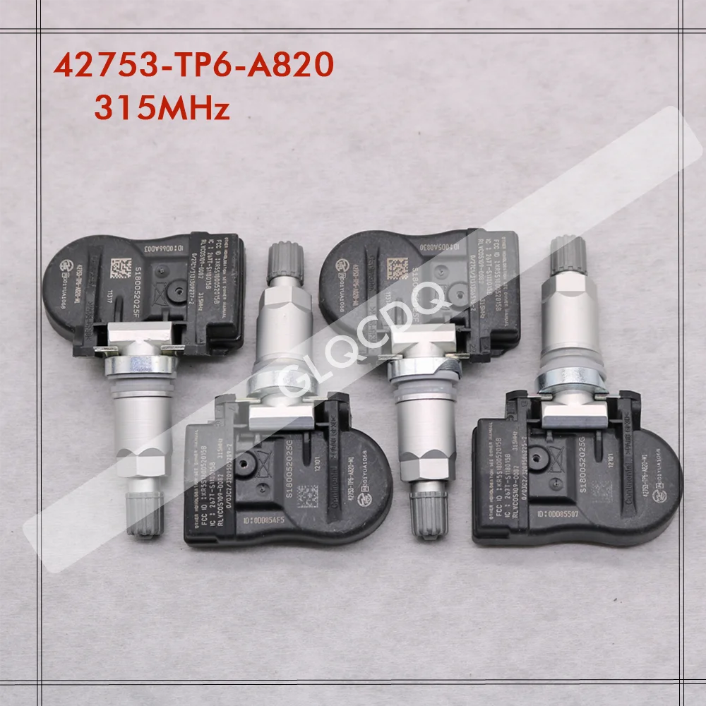 TYRE SYSTEM FOR 2011 2012 2013 HONDA CR-V 315MHz TIRE PRESSURE SENSOR TPMS SENSOR 42753-TP6-A820 ...