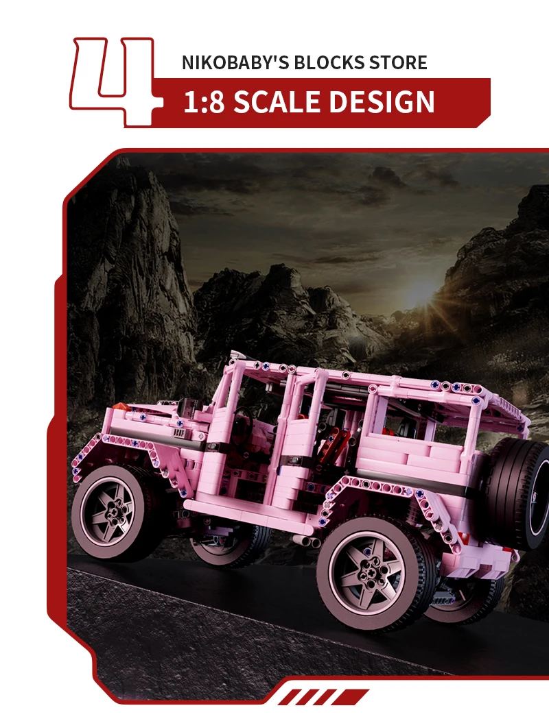Briques de Construction Technic Similaires à la LEGO Technic Jeep ...