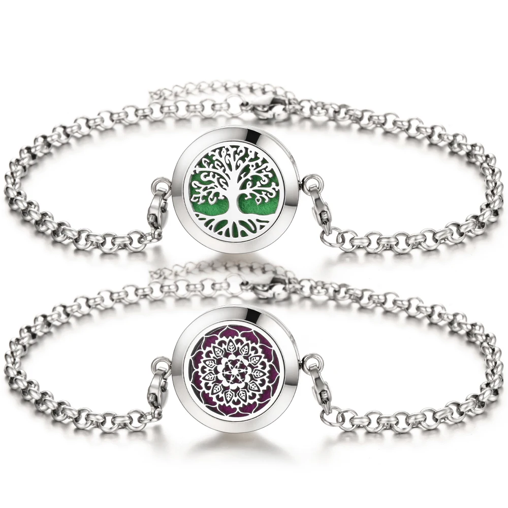New-Aromatherapy-Bracelet-Stainless-Steel-Aroma-Diffuser-Bracelet-Women-Men-Foot-Chains-Perfume ...
