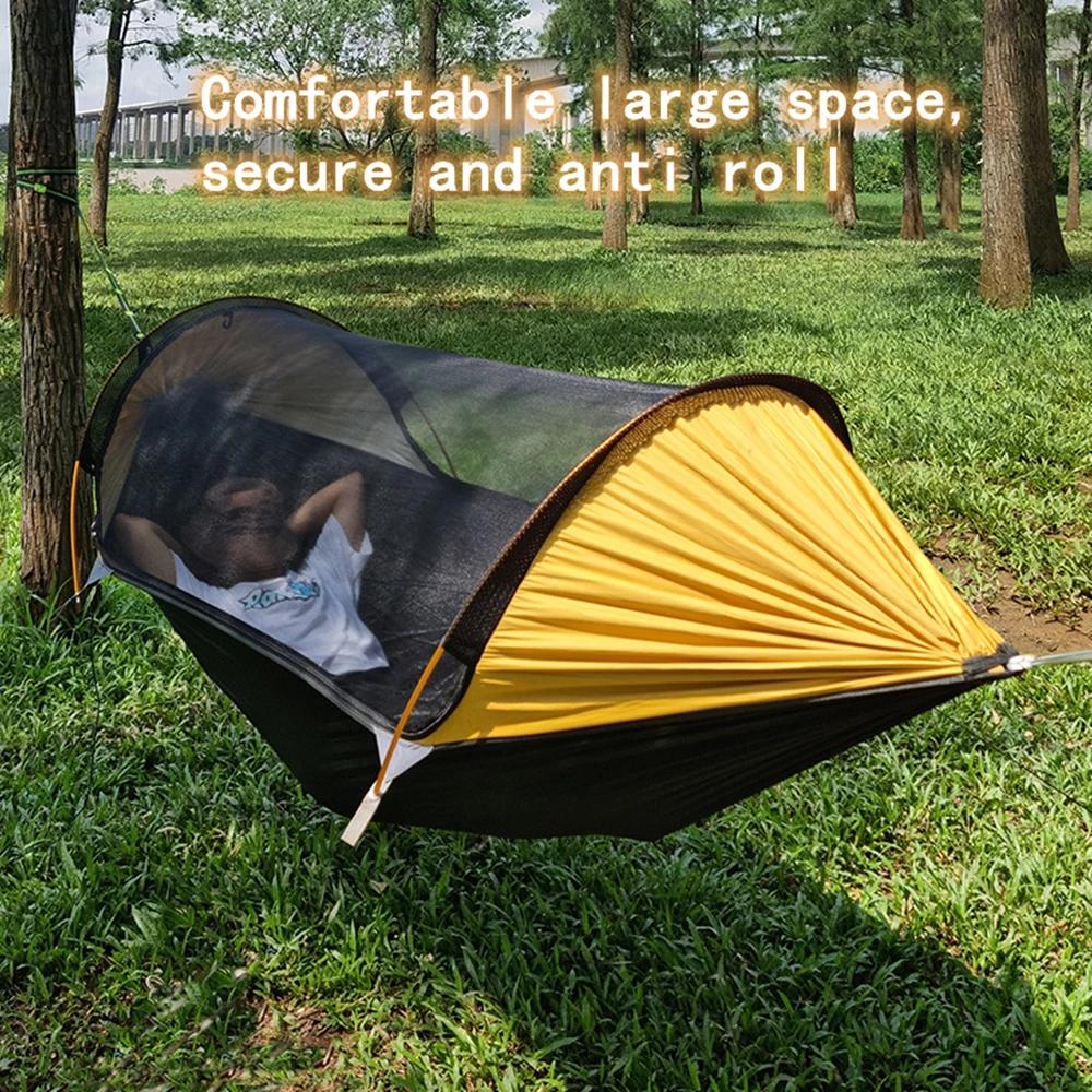 Portable-Outdoor-Garden-Double-Mosquito-Net-Hammocks-Anti-Rollover-For ...
