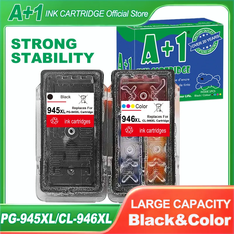 Remanufactured-Ink-Cartridge-for-Canon-Printer-PG945-XL-CL946-XL-MG2490-MG2590-TR4590-TR4595 ...