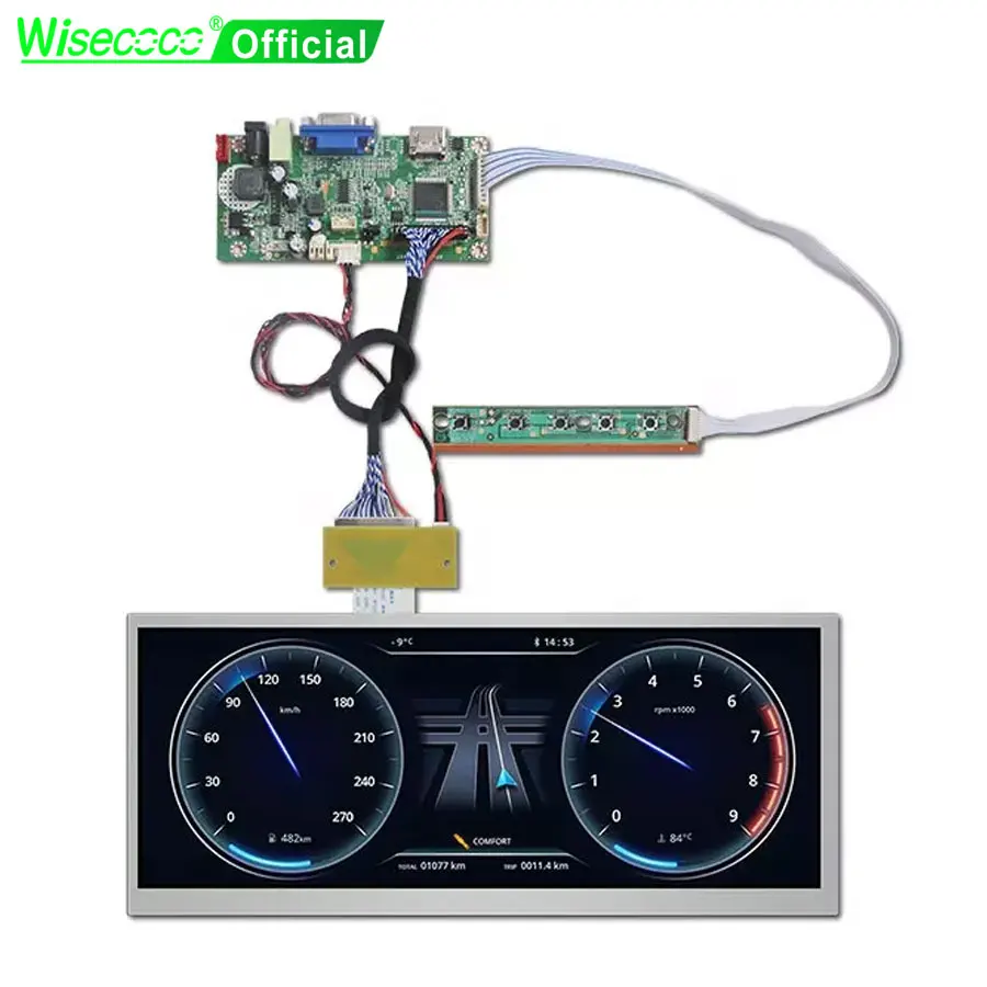 High Brightness C123han01.1 C123han01.0 12.3" Ultra Wide Lcd Screen ...