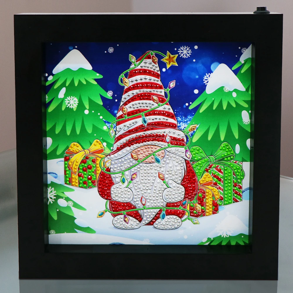 5D-DIY-Diamond-Painting-Photo-Frame-LED-Light-Diamond-Embroidery ...